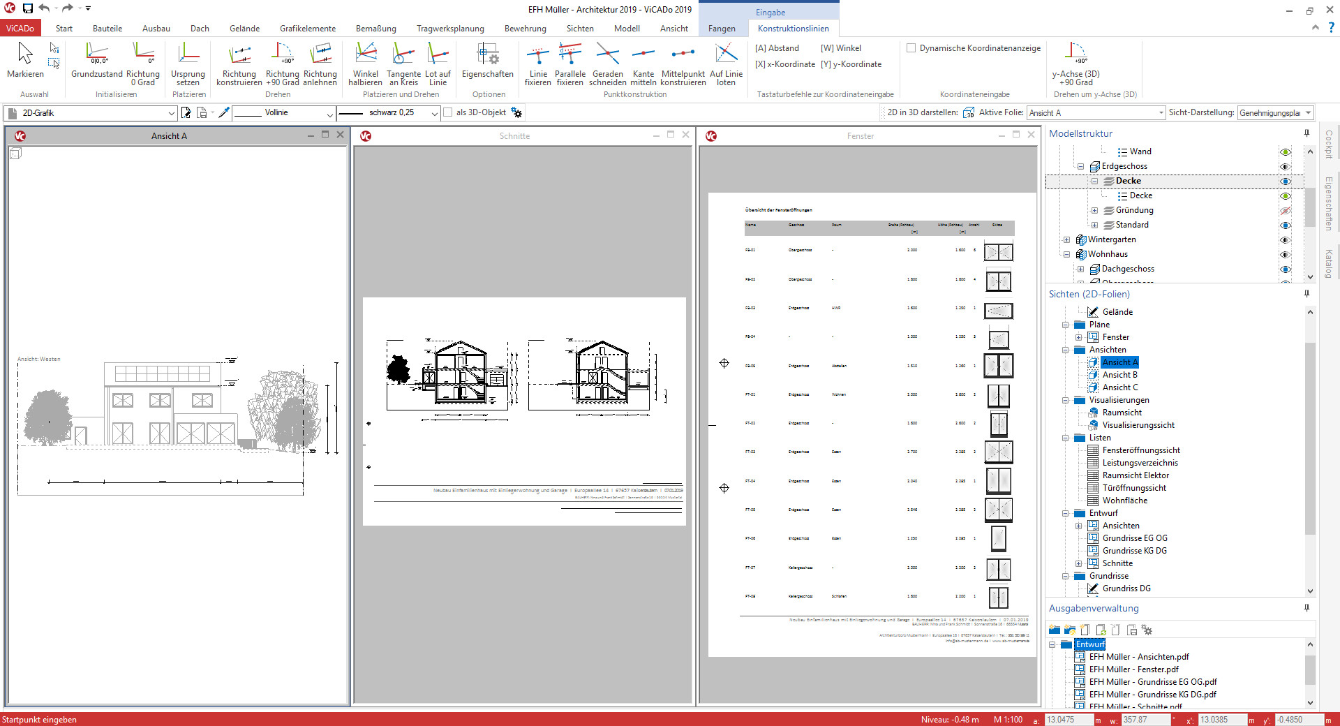 Modernes CAD-Programm für die Entwurfs-, Ausführungs-und ...