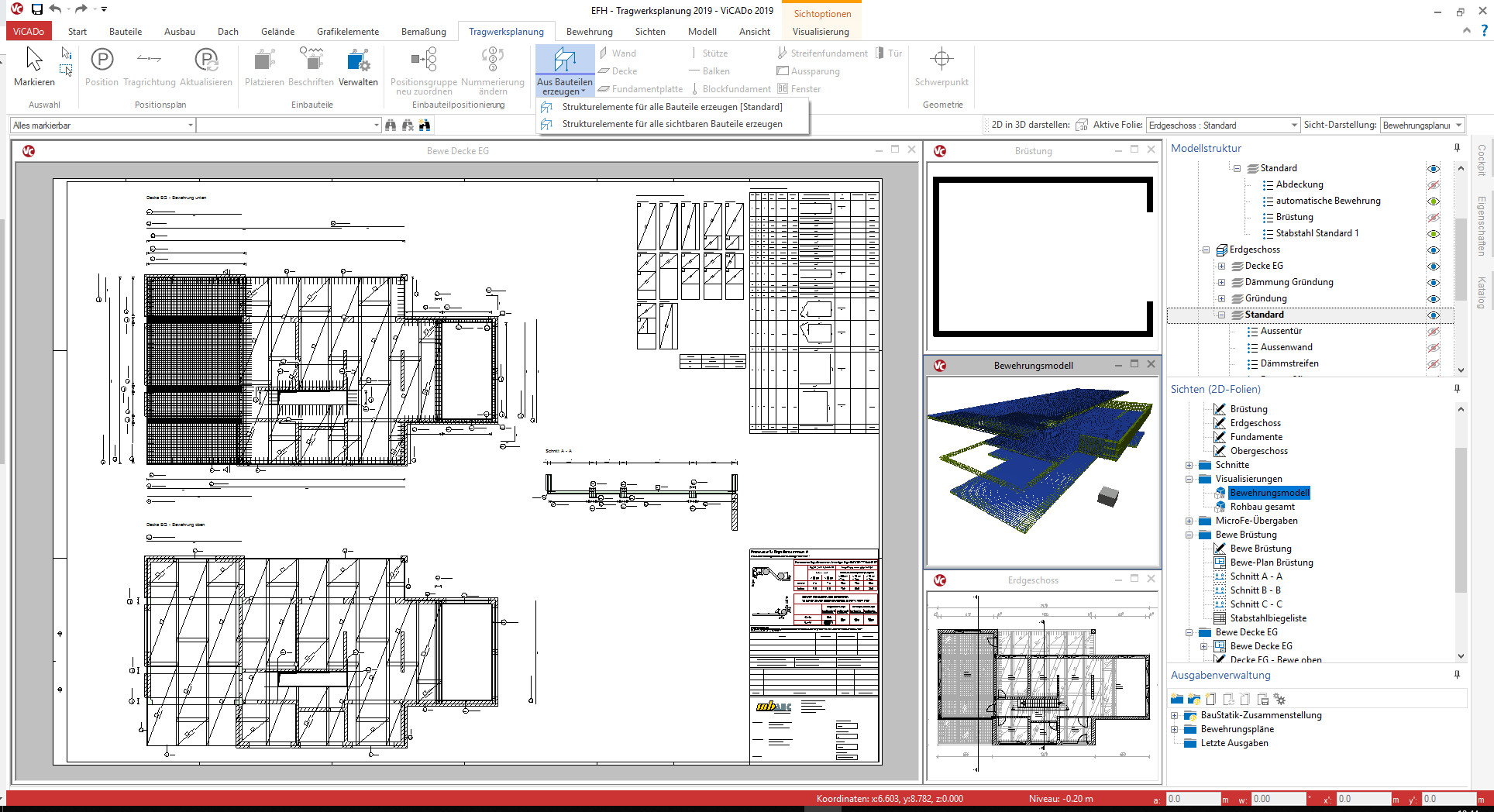 Modernes CAD-Programm für die Entwurfs-, Ausführungs-und ...